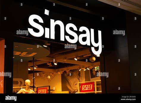 Siedlce Poland July Sinsay Clothing Store In Shopping Mall Stock Photo Alamy