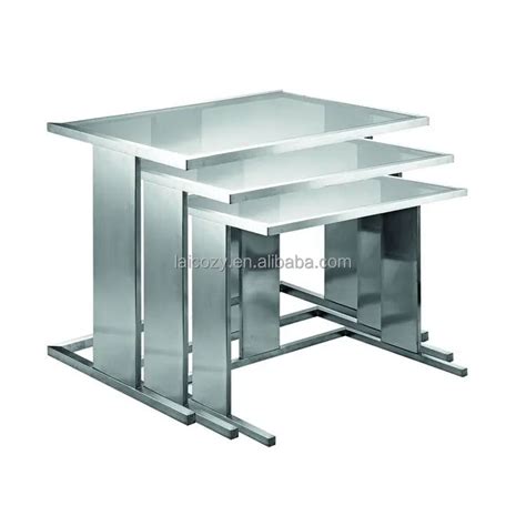 Customized Good Quality Hotel Restaurant 304 Stainless Steel Rectangular Buffet Table From China