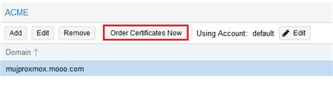 Proxmox Let S Encrypt Certificate Martin V Ivot