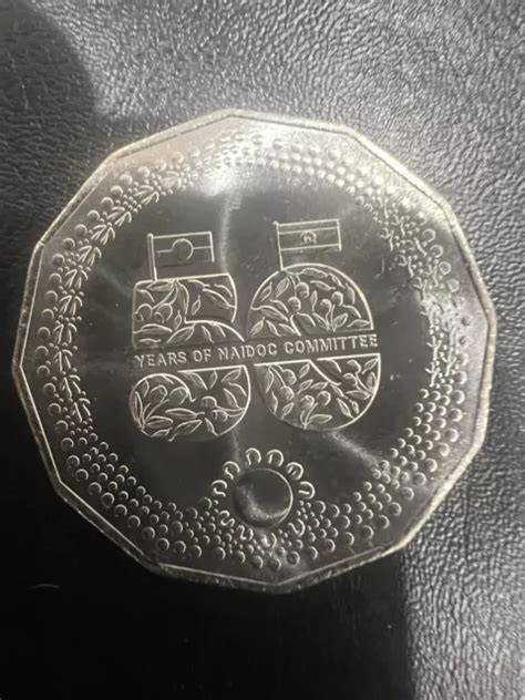 2024 Australian Naidoc 50th Anniversary 50 Cent Coin Uncirculated Not