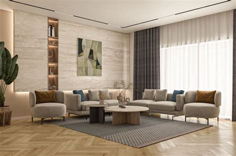 Interiordesign Architecture Luxury Render Travertine Modernism Furniture 3dsmax Vray
