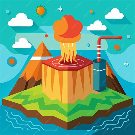 Geothermal Energy Clipart Vector Art And Illustration Premium Ai