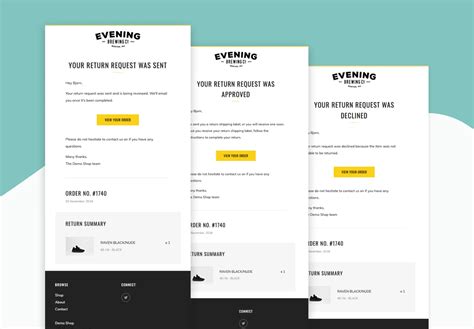 Shopifys New Return Requested Approved And Declined Emails Added To