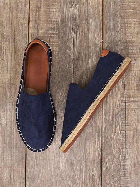 Vintage Hand Stitched Loafers Canvas Shoes Mens Casual Shoes Made Of