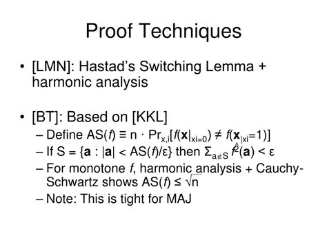 Ppt Fourier Analysis And Boolean Function Learning Powerpoint