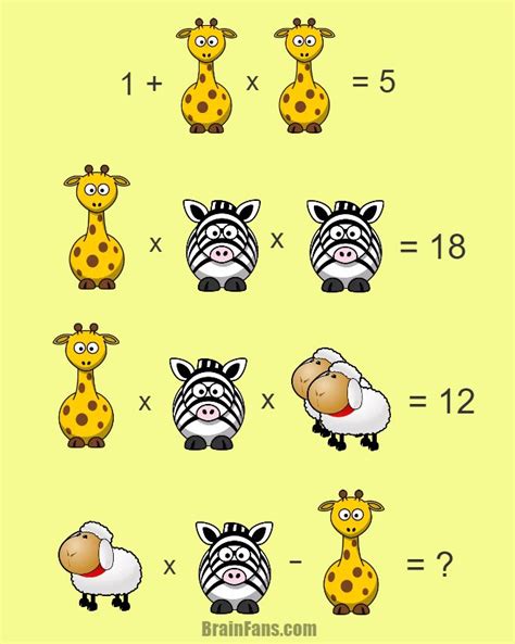 Brain Teaser Number And Math Puzzle Virily