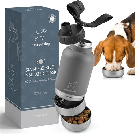 Heim And Tier® Trinkflasche Hunde Für Unterwegs 1 Liter Wasserflasche