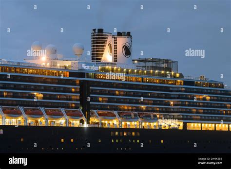 Seattle September 17 2023 Holland America Line Cruise Ship