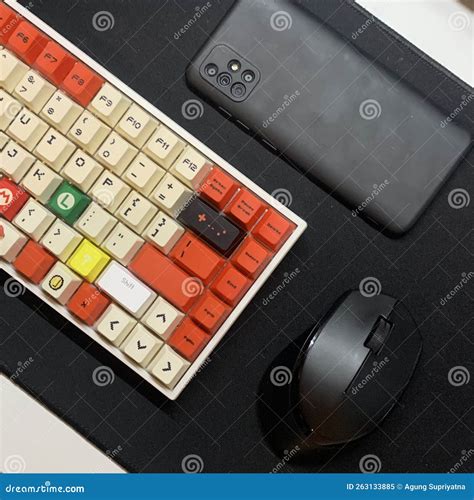 Arranged Photography Of Keyboard And Mouse Stock Image Image Of