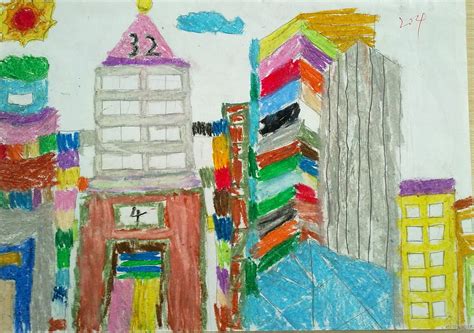 未来的家乡图画简笔画 未来的家乡图画 家乡简笔画图片大全 第6页 大山谷图库