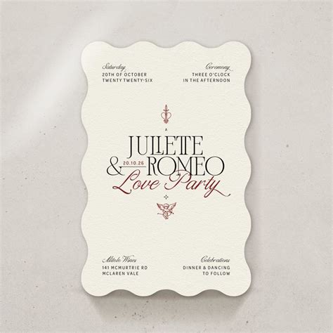 Lamore Invitation Modern Weddings Trendy Wedding Invitations