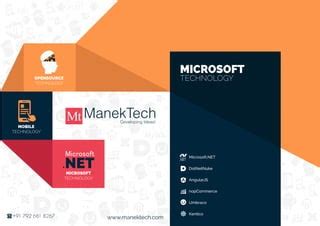 Umbraco CMS Development ManekTech PPT
