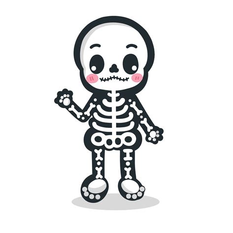 Cute Skeleton Clip Art