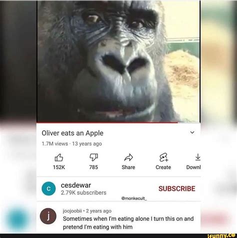 Oliver Eats An Apple 1 7m Views 13 Years Ago 152k 785 Share Create Downl Cesdewar 2 79k