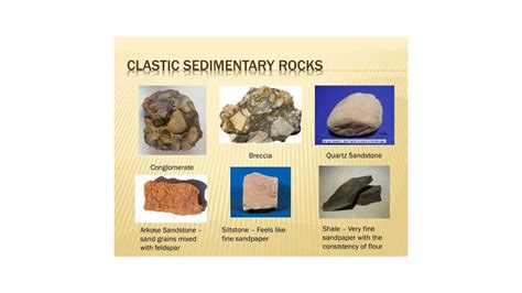 Identification And Classification Of Sedimentary Rocks Pptx