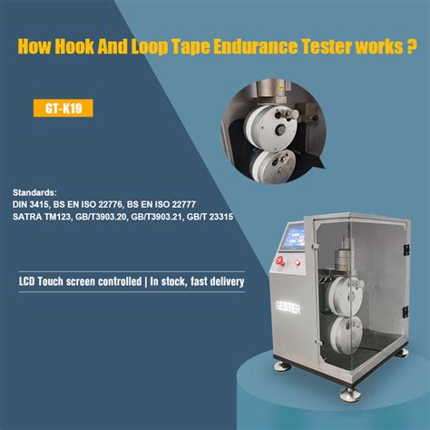 How Does The Hook And Loop Tape Endurance Tester Work Gester