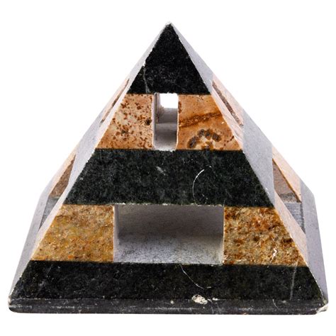 Grand Tour Geode Specimen Pyramid Desk Paperweight For Sale At 1stdibs