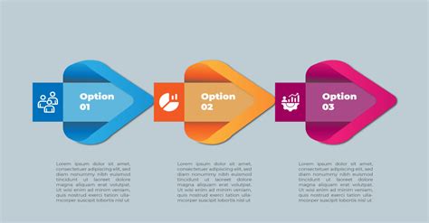 Simple 3 Step Vector Infographic Design Templatemonster