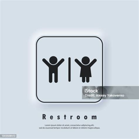 洗手間圖示男性和女性廁所符號wc圖示男人和女人廁所wc標誌浴室性別標誌向量ui圖示新形態ui Ux白色用戶介面網路按鈕新形態向量圖形及更多人