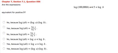 Solved Chapter 7 Section 7 1 Question 056 Are The Chegg Com