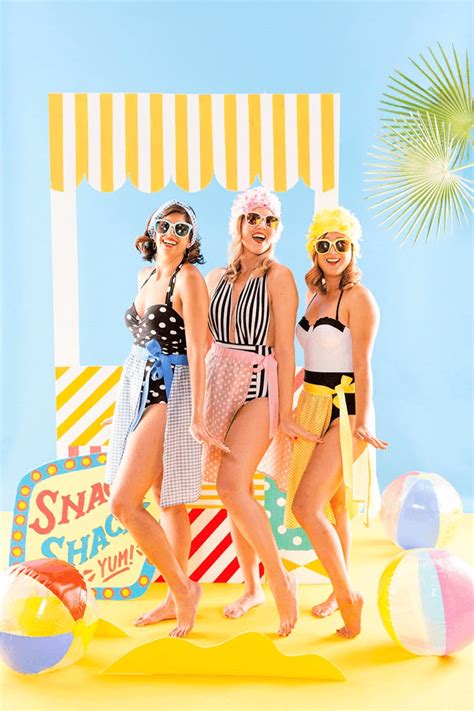 Pin By Caleigh Perelman On 25 Beach Costume Retro Pool Parties Swimwear