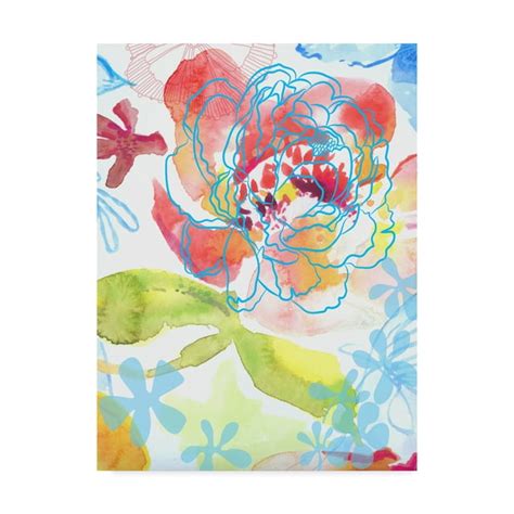 Trademark Fine Art Blossoms In The Sun Ii Canvas Art By Delores