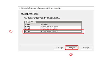法人税の達人決算書の作成手順1 株式会社オリコンタービレ