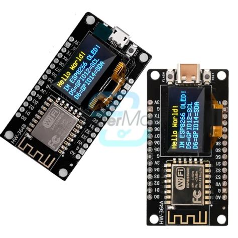 Scheda Di Sviluppo Nodemcu Esp8266 096 Display Oled Esp 12f Ch340 Per Arduino Eur 608