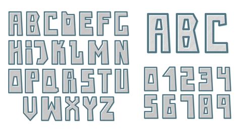 Premium Vector Letter Font Design Vector