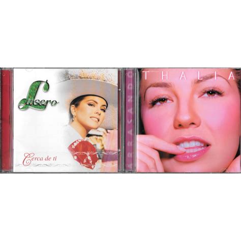 Kit Cd Lucero Cerca De Ti Thalia Arrasando C Tema Da Novela