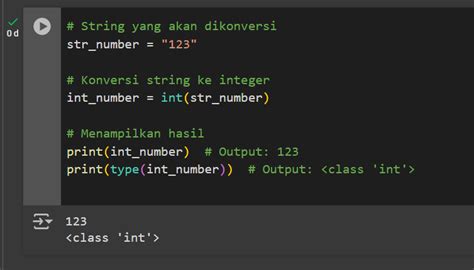 Tutorial Konversi Python String Ke Integer
