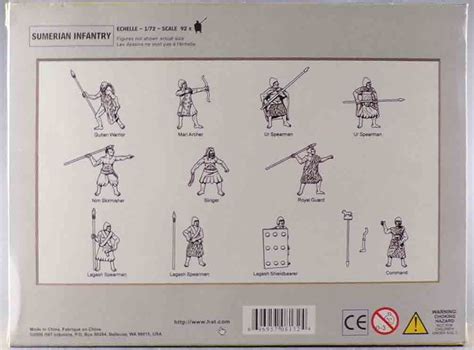 Hat 8132 172 Sumerian Infantry Mint In Box
