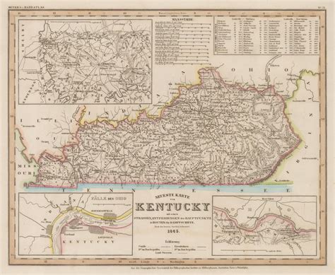 Joseph Meyer Kentucky 1845 The Map House