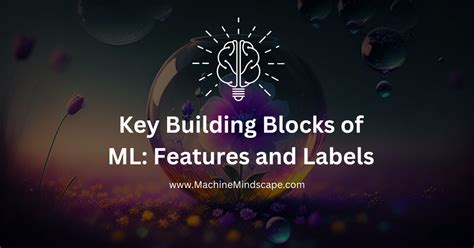 Key Building Blocks Of Machine Learning Features And Labels Machine