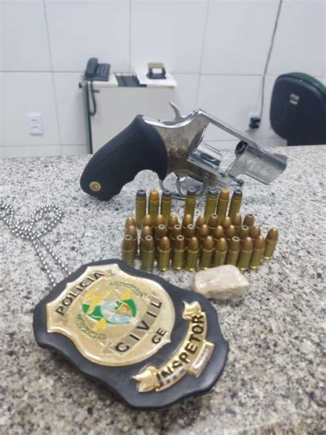 Polícia Civil e Copol SSPDS prendem dupla em posse de arma de fogo e