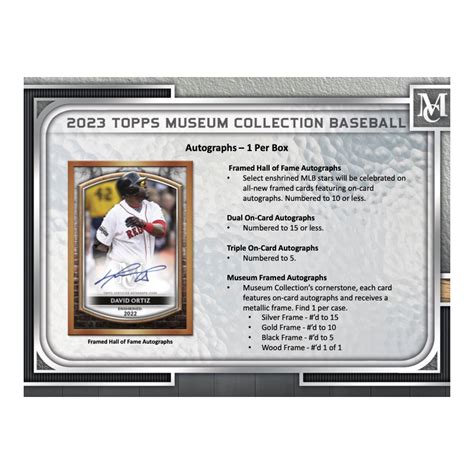 2023 Topps Museum Collection Baseball Hobby Box Giant