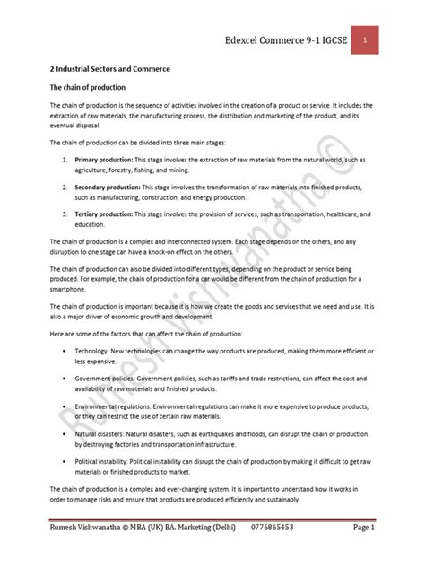 Commerce Note 02 Pdf Division Of Labour Labour Economics