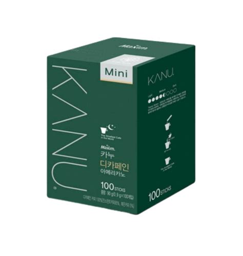 카누 미니 디카페인 아메리카노 0 9g 100개입 100t 티몬