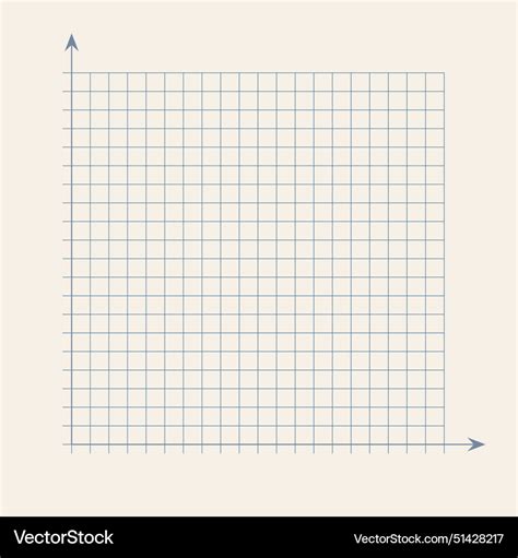 Grid Paper Mathematical Graph Cartesian Royalty Free Vector