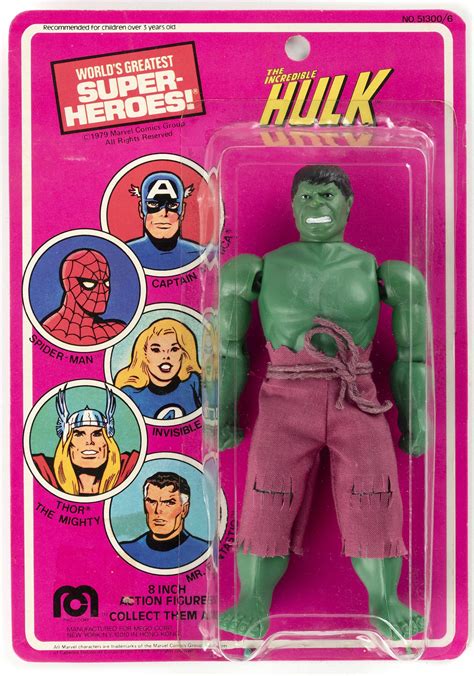 Hake S WORLD S GREATEST SUPER HEROES INCREDIBLE HULK MEGO ACTION