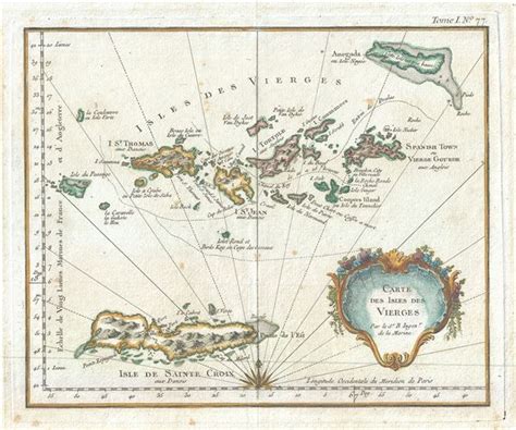 Carte Des Isles Des Vierges Geographicus Rare Antique Maps