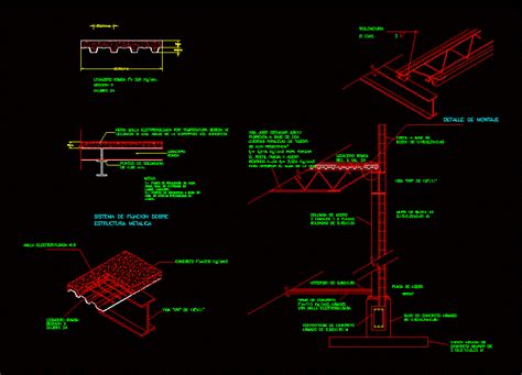 Detalle De Vigas Joist En Dwg 184 07 Kb Librería Cad