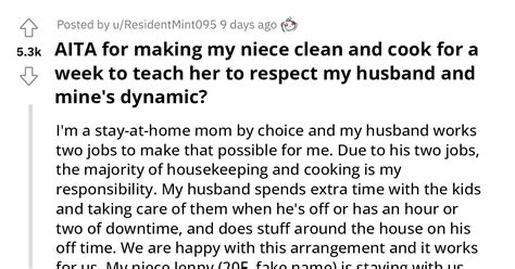 Redditor Teaches Her Niece A Lesson About Constantly Harassing Her Husband About Not Doing
