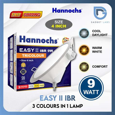 Promo Lampu Downlight LED Hannochs Easy II IBR Tricolour W Diskon Di Seller Sentral Beli