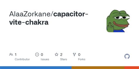 GitHub AlaaZorkane Capacitor Vite Chakra