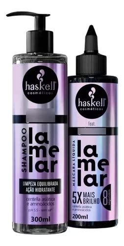 Lamelar Shampoo E Mascara Liquida Lançamento Haskell Frete Grátis