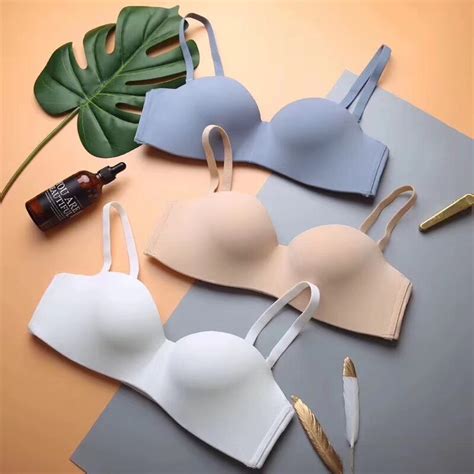 Women Adjusted Straps Bra Teen Girls Push Up Wireless Seamless Bra