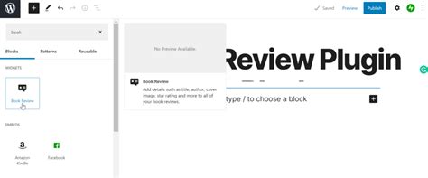 Using The Wordpress Book Review Plugin Block