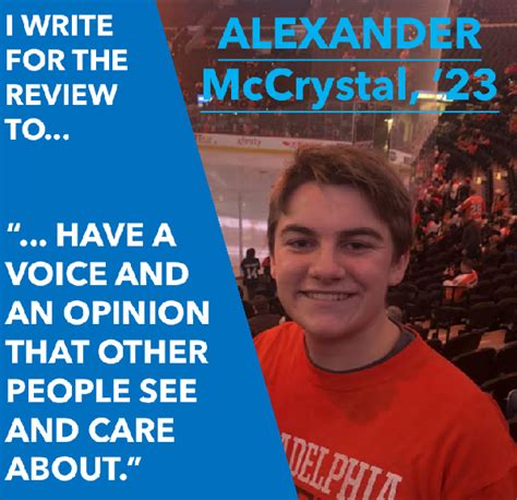 Happy “feature Friday” Alexander Mccrystal Salesianum Review