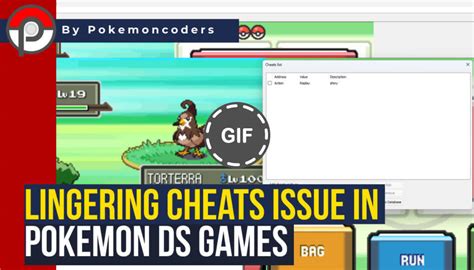 How To Fix Cheats That Stay Active After Disabling In Pokemon Ds And Rom